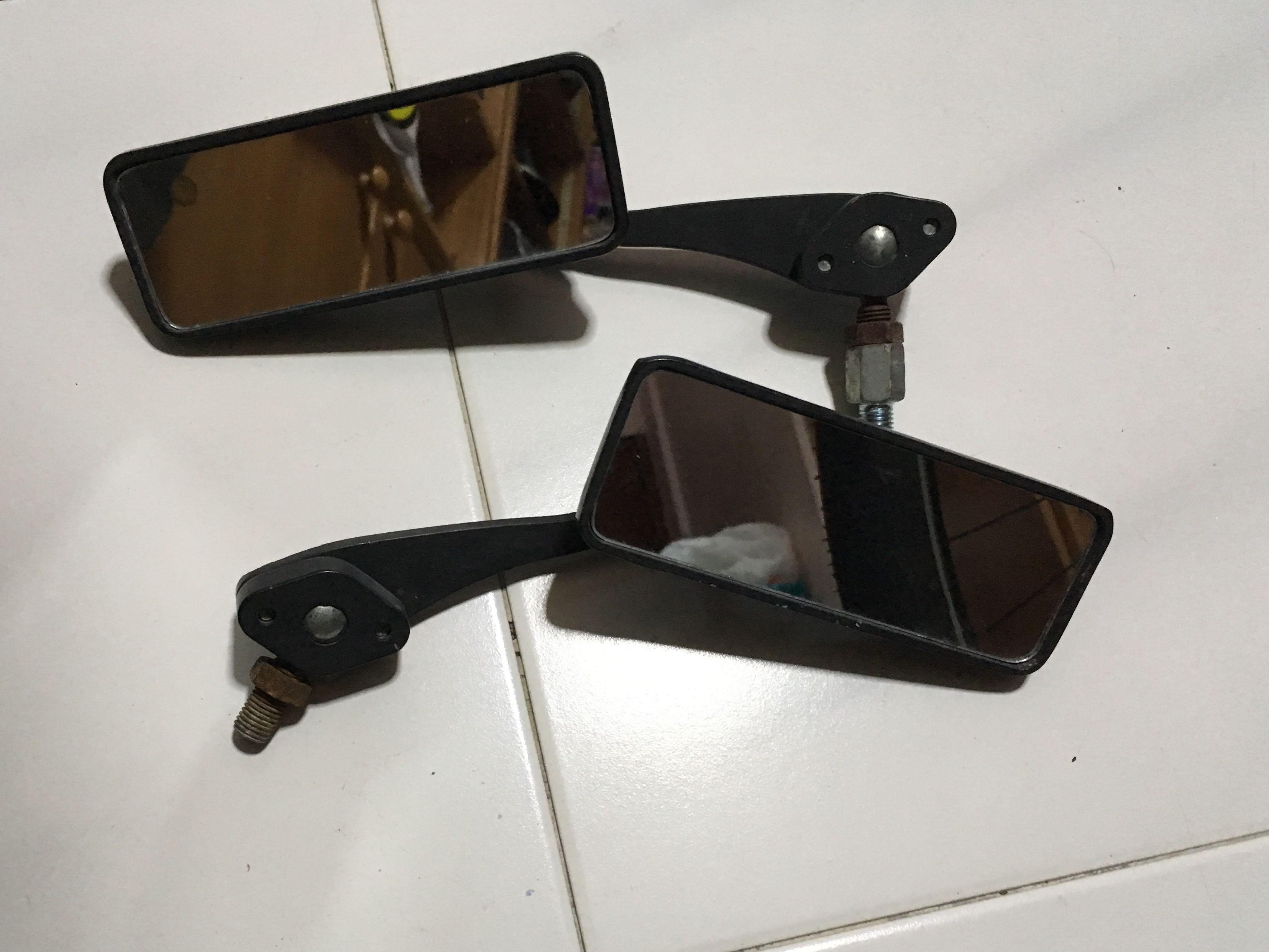 Rectangle Side Mirror, Motorcycles, Motorcycle Accessories on Carousell
