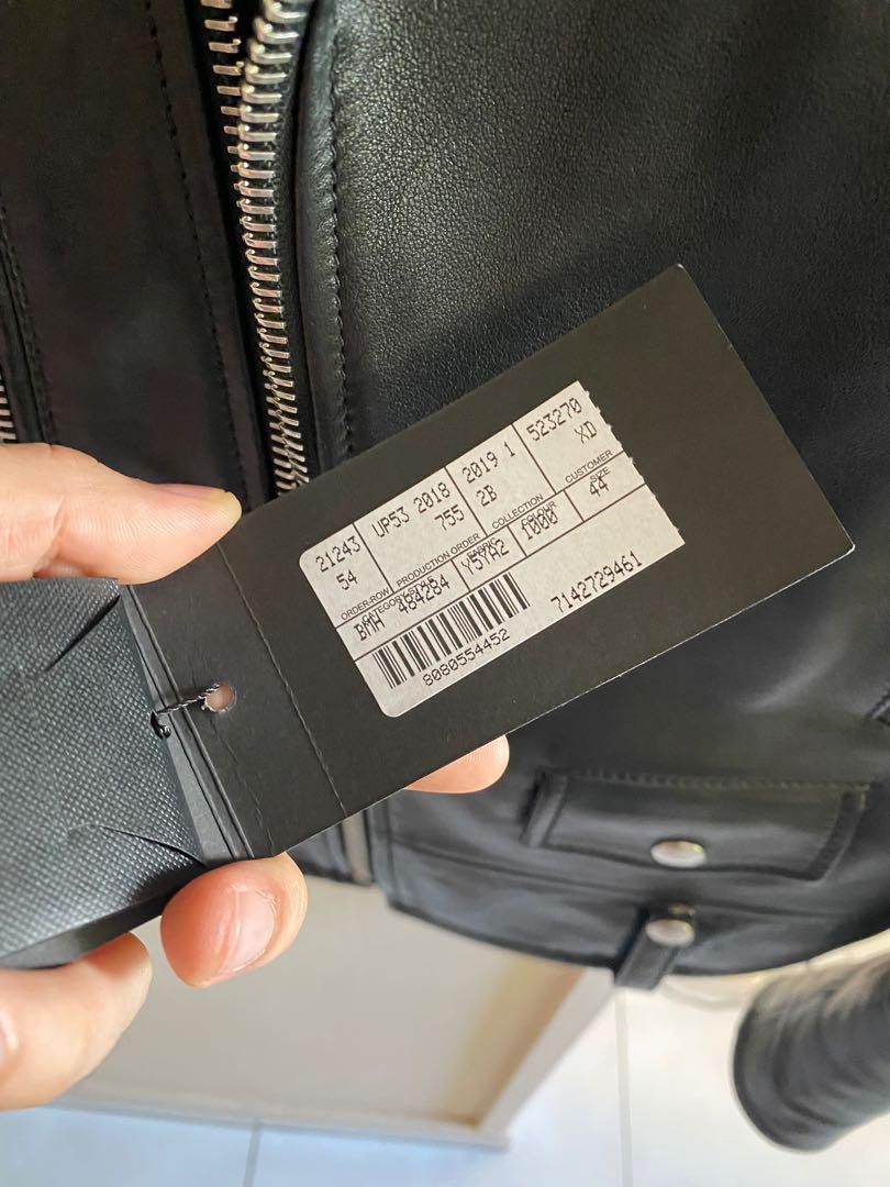 (STEAL) Saint Laurent Paris L01 Leather Biker Jacket, Men's Fashion ...