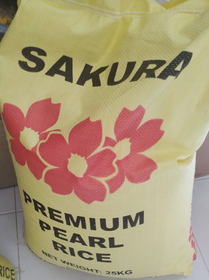 sakura premium pearl rice 25kg, Food & Drinks, Rice & Noodles on Carousell