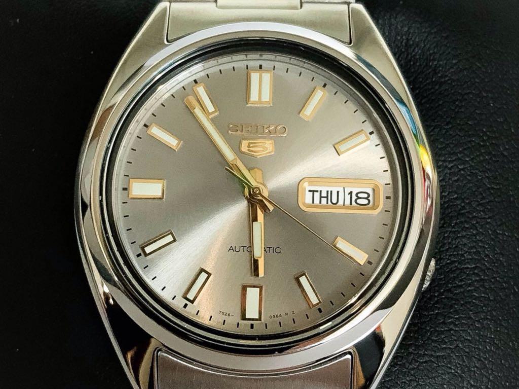 Seiko 5 SNXS75 Automatic Steel Watch Classic SNXS75K Brand New SNXS ...