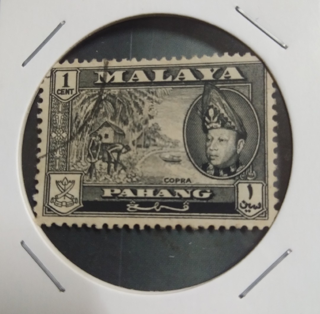 Setem Malaya/Pahang 1 cent, Hobbies & Toys, Collectibles & Memorabilia ...