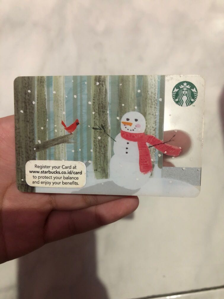 Starbucks Christmas Edition Card, Tiket & Voucher, Kartu Hadiah ...