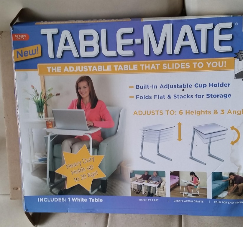 Table Mate, Adjustable personal pc table, Furniture & Home Living, Furniture, Tables & Sets on ...