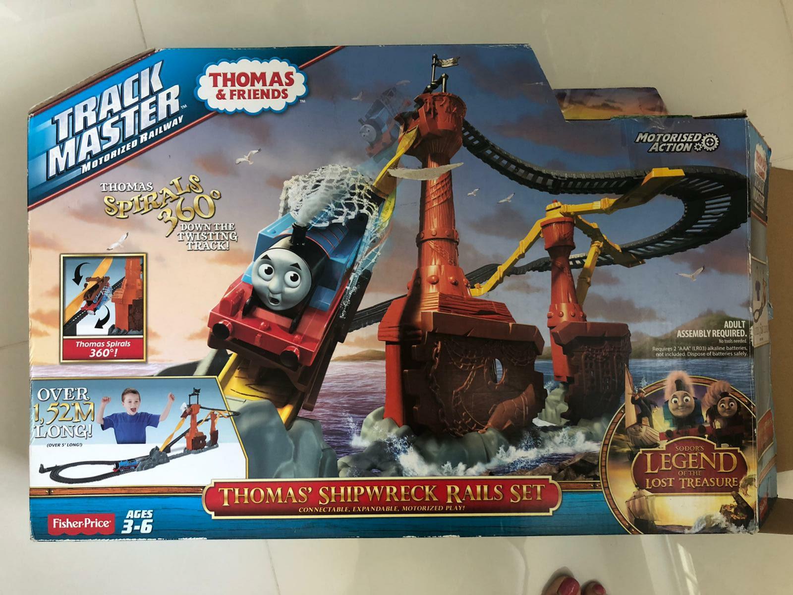 Thomas & Friends Track Master Thomas Shipwreck Rails Set, Hobbies ...