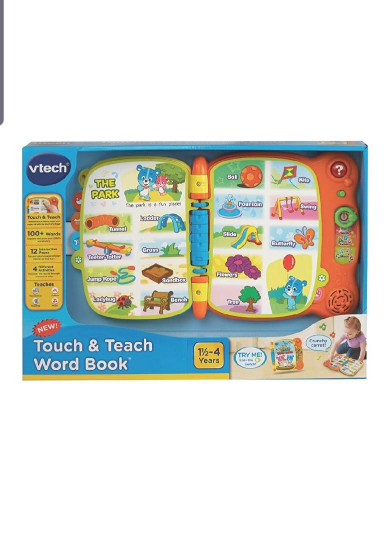 Vtech Touch & Learn Work Book, Babies & Kids, Infant Playtime on Carousell