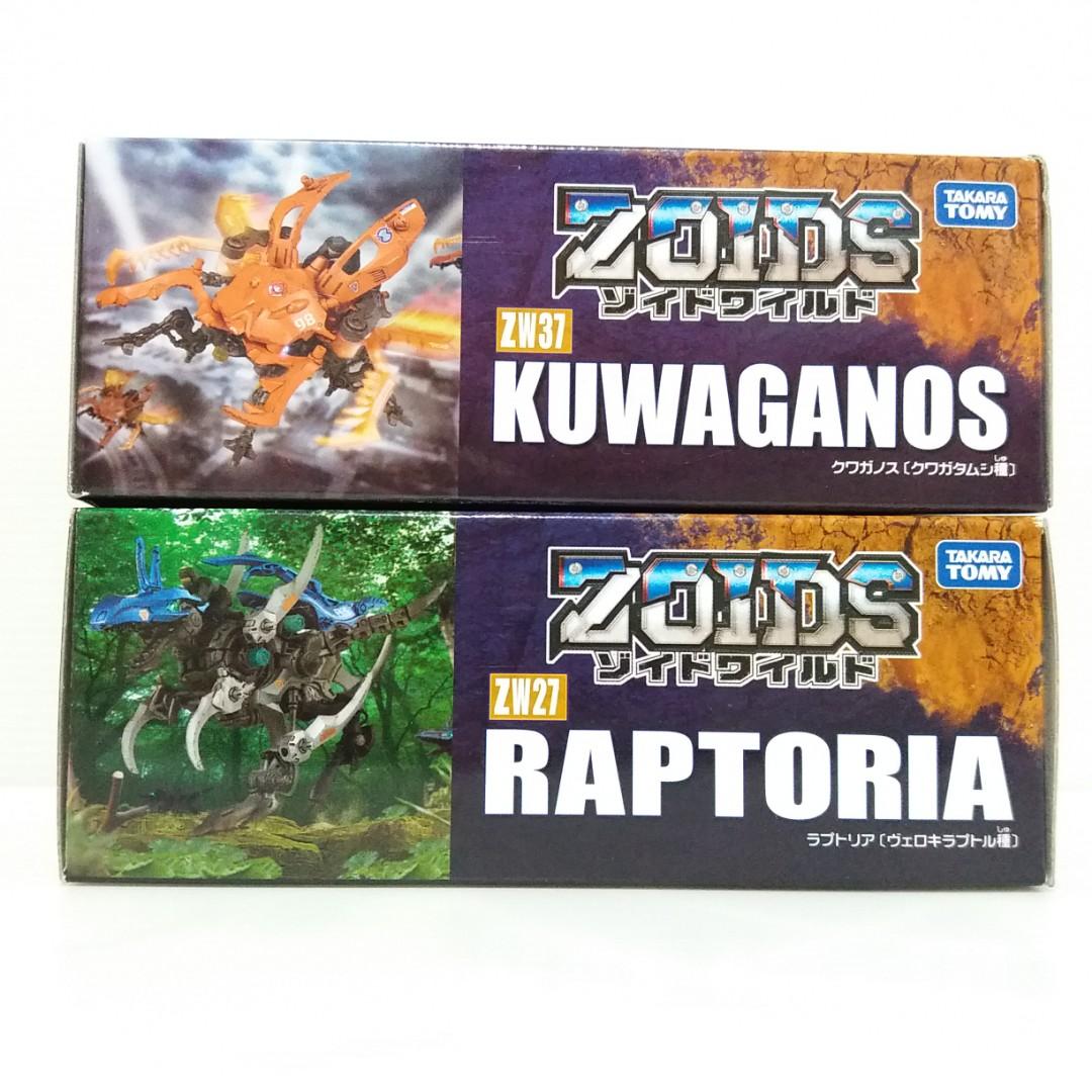 ZOIDS Wild Zero : ZW27 Raptoria / ZW37 Kuwaganos, Hobbies & Toys, Toys ...