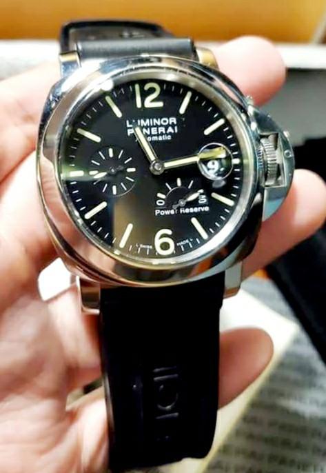 【已交流】沛納海 Pam090 Panerai Luminor pam 090 自動上鍊 動能顯示 日期顯示 黑色面盤, 名牌精品, 精品手錶 ...