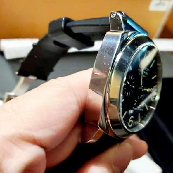 【已交流】沛納海 Pam090 Panerai Luminor pam 090 自動上鍊 動能顯示 日期顯示 黑色面盤, 名牌精品, 精品手錶 ...