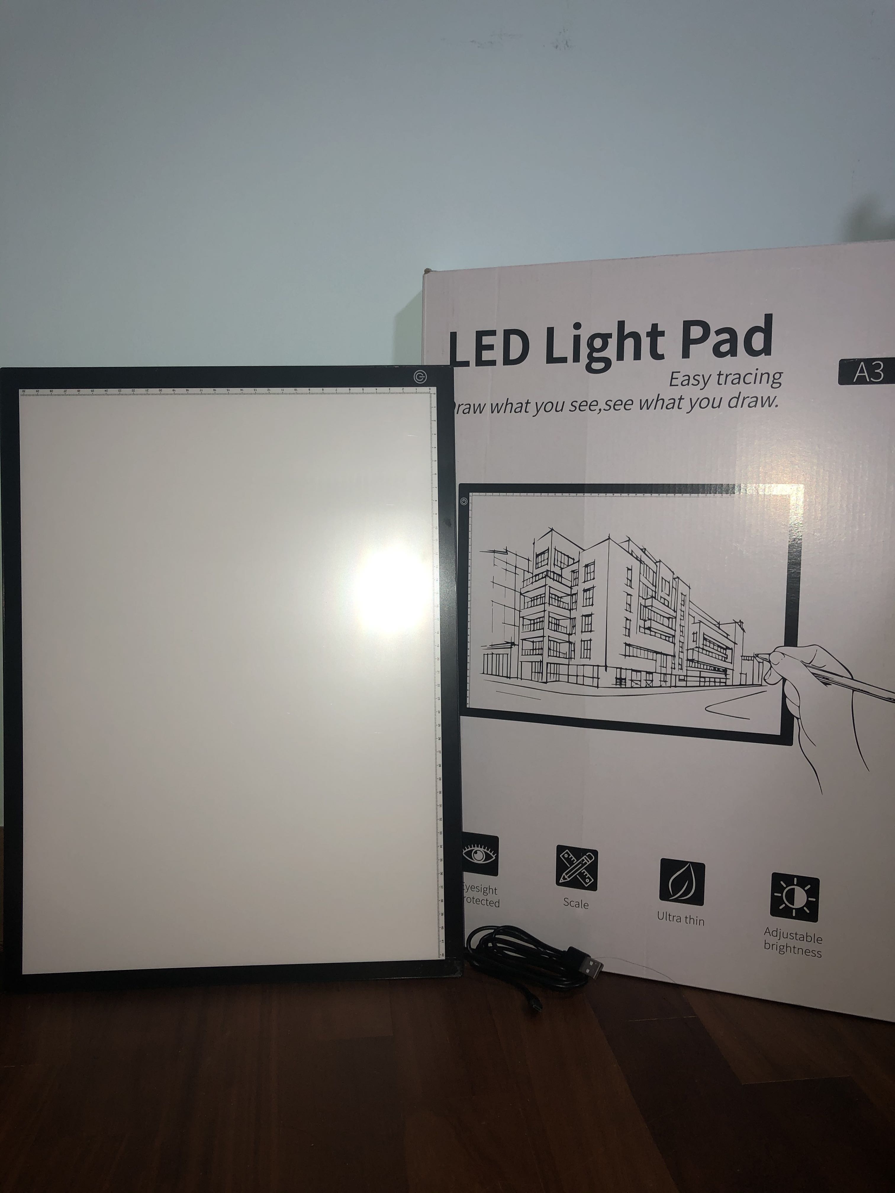 A3 LED Light Pad, Furniture & Home Living, Lighting & Fans, Lighting on ...