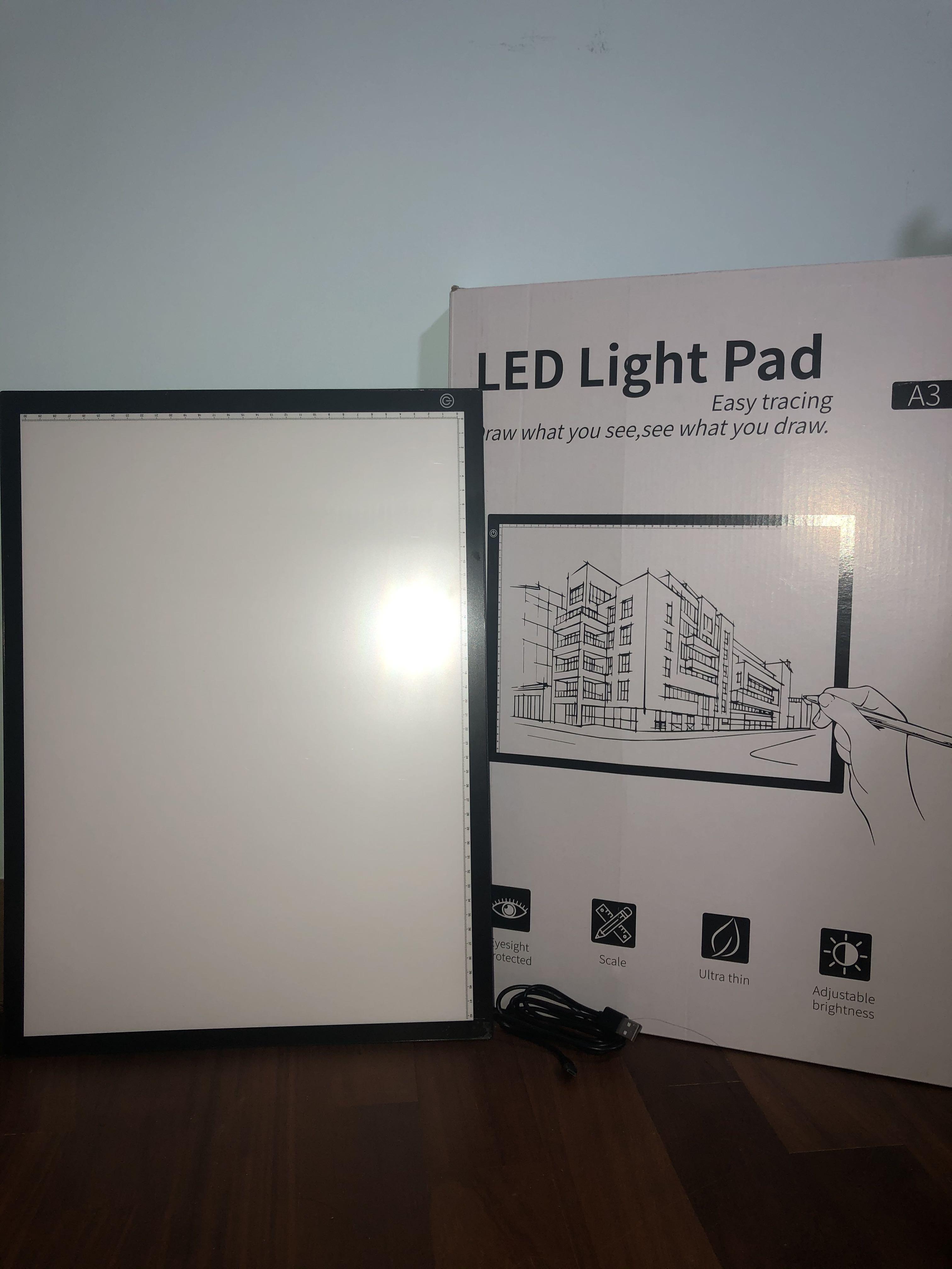 A3 LED Light Pad, Furniture & Home Living, Lighting & Fans, Lighting on ...
