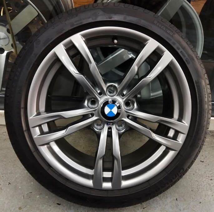 BMW M4 Sport Rim 18 inch, Car Accessories, Tyres & Rims on Carousell