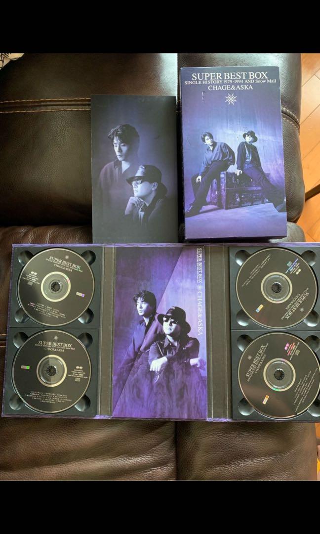 CHAGE & ASKA SUPER BEST BOX 4CD (外紙盒有甲痕 見相 95%新) 歌詞集 4CD 極新淨 99%新 CD極靚聲 MT版 日本版, 興趣及遊戲, 收藏品及紀念品 ...