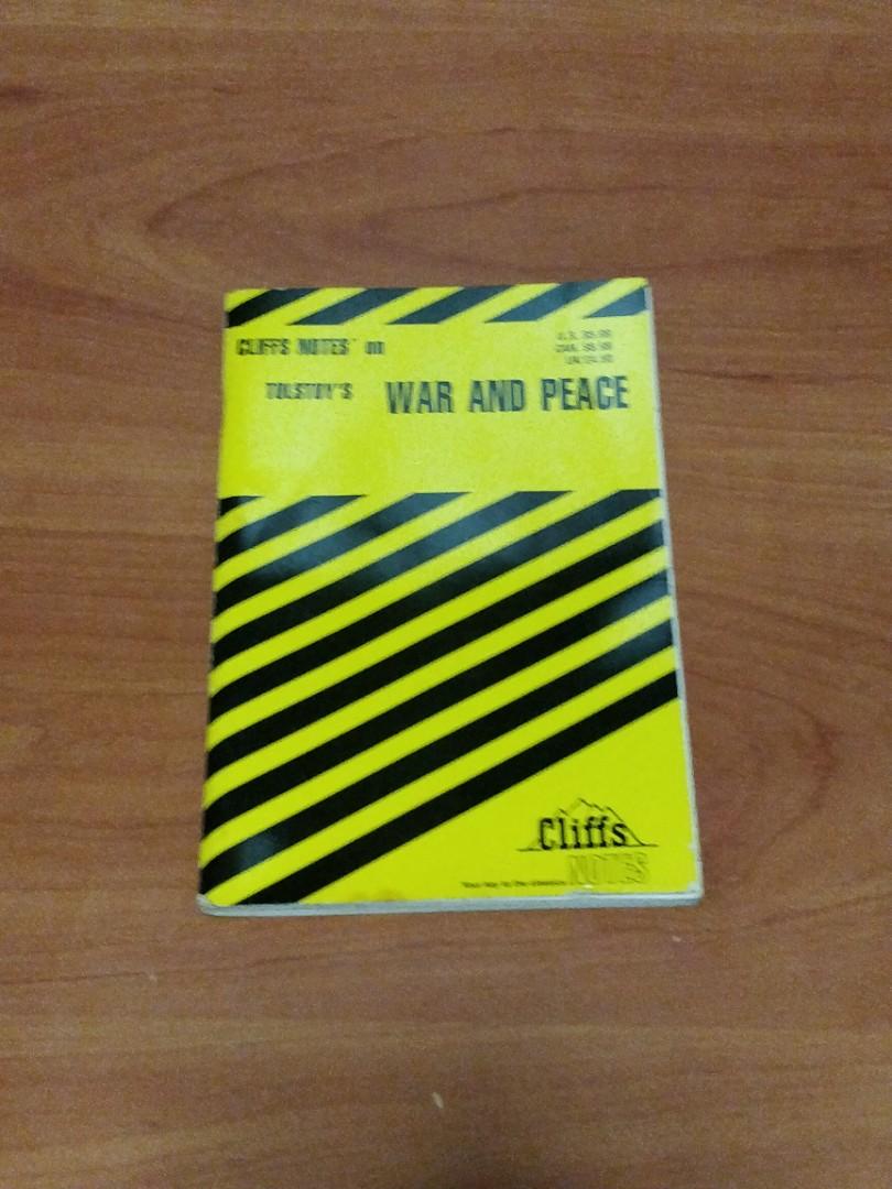 Cliff Notes - 1984, War and Peace, The Great Gatsby, Mrs. Dalloway, The ...