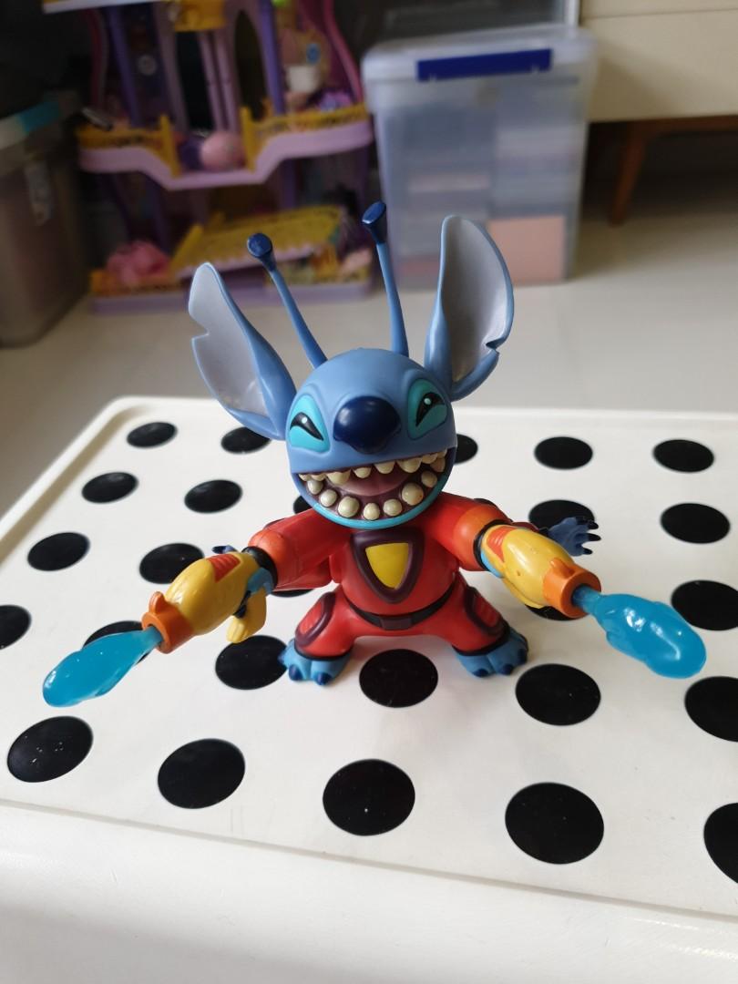 Disney Hasbro Stitch pvc figure alien suit with water gun, Hobbies ...