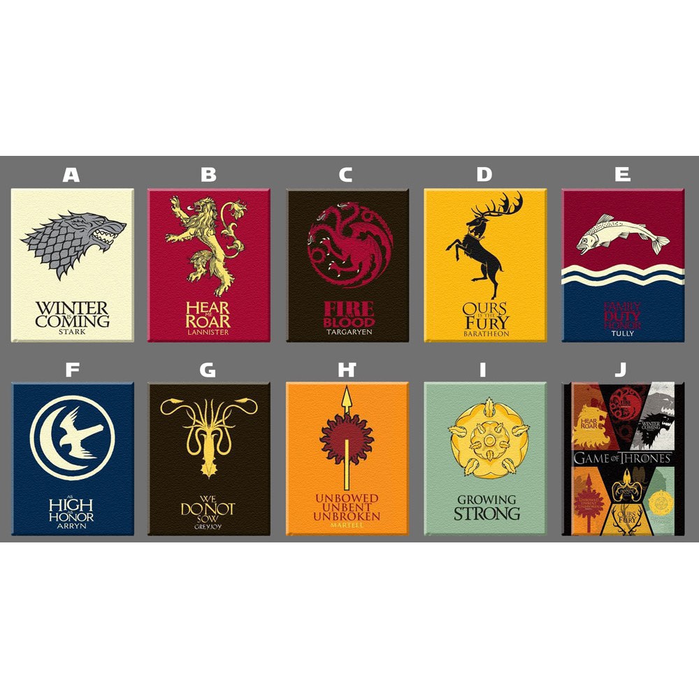 Game of Thrones GOT TV Series Artwork Poster Ref Magnet Collectible ...