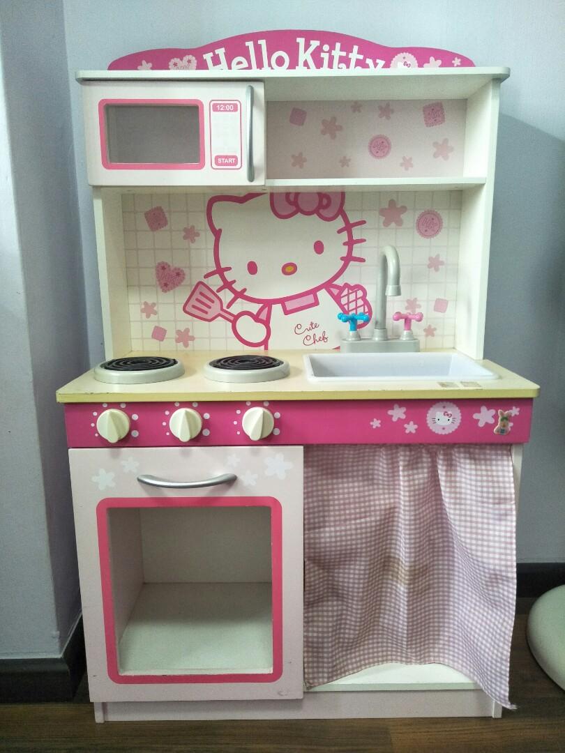 Hello Kitty Kitchen Set, Hobbies & Toys, Toys & Games on Carousell