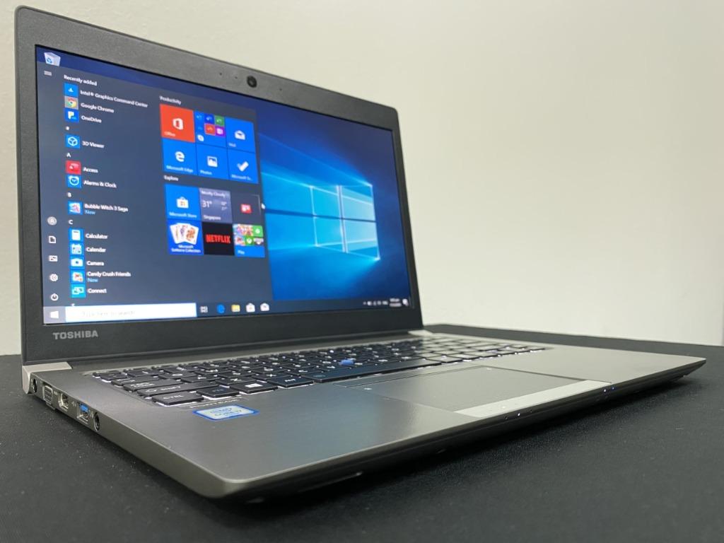 High Specs Toshiba i7 Ultra LightWeight Laptop + 16GB Ram + 512GB SSD ...