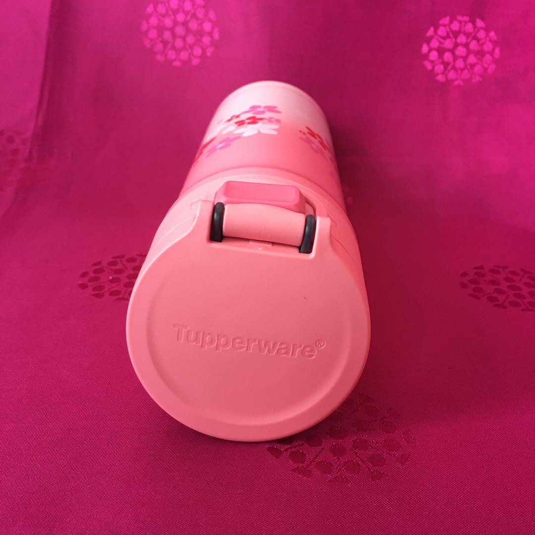 Limited Edition!! Tupperware sakura mini thermal bottle termos flask ...