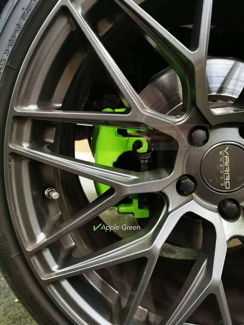 Mercedes-Benz Apple Green Brake Caliper Painting Job, Auto Accessories ...