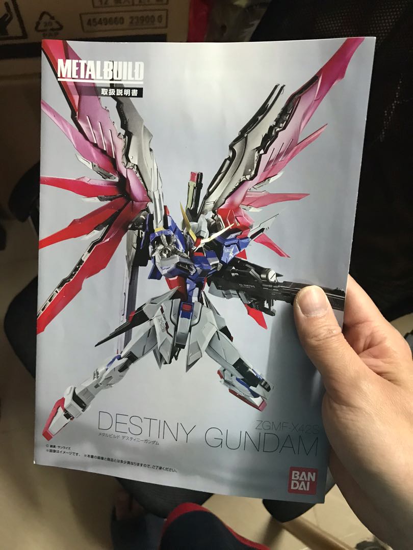 [Metal build] 淨說明書 魂限定 Bandai Metal Build Destiny Gundam 命運高達, 興趣及遊戲 ...