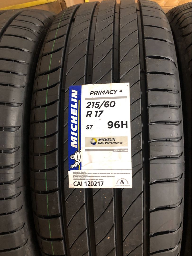 2023 MEGA SALE!! Michelin Primacy 4 ST 215/60/17, Car Accessories, Tyres & Rims on Carousell