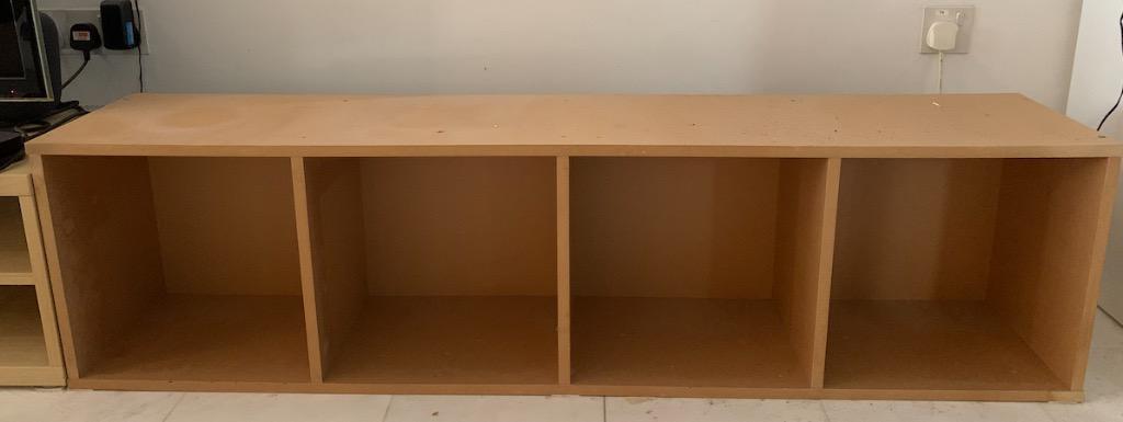 Muji Pulp Board Box Shelf A4-SIZED / 4-TIER, Furniture & Home Living ...