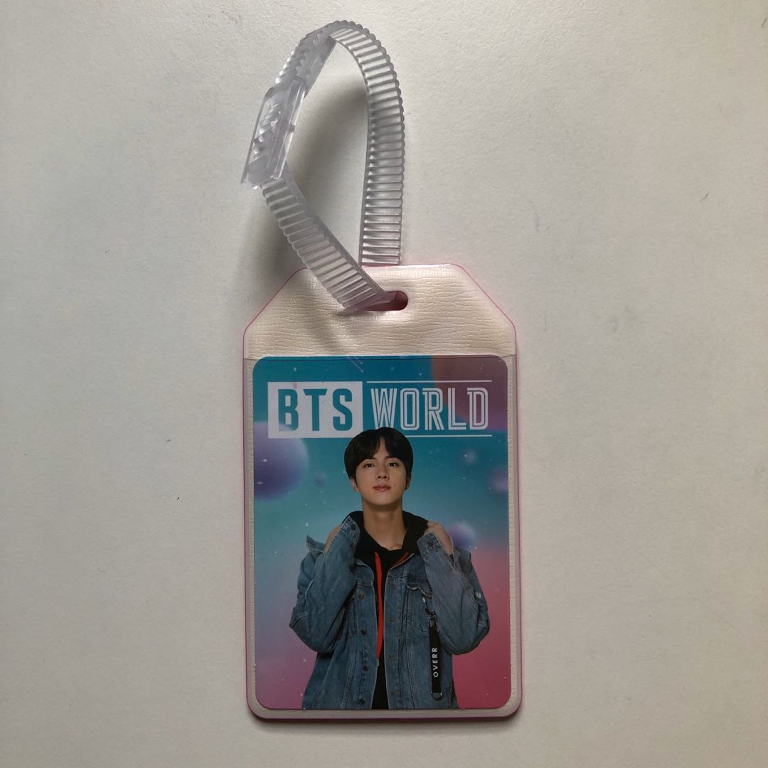 OFFICIAL BTS WORLD LUGGAGE TAG, Hobbies & Toys, Memorabilia ...
