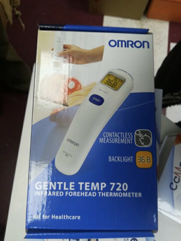 Omron forehead thermometer, Health & Nutrition, Assistive ...