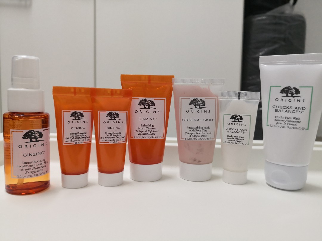 Origins Skincara Travel Set / Sample (Set of 7), Beauty & Personal Care ...