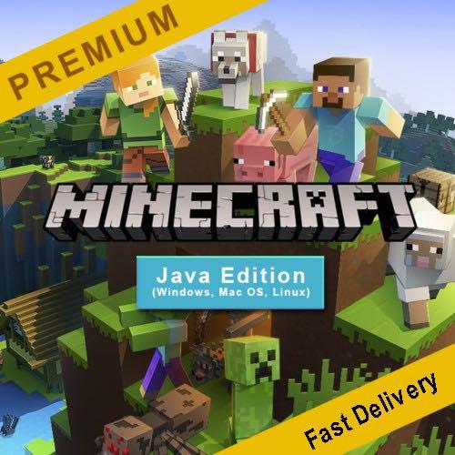 Premium Minecraft Account (Java+ Windows 10), Video Gaming, Video Games ...