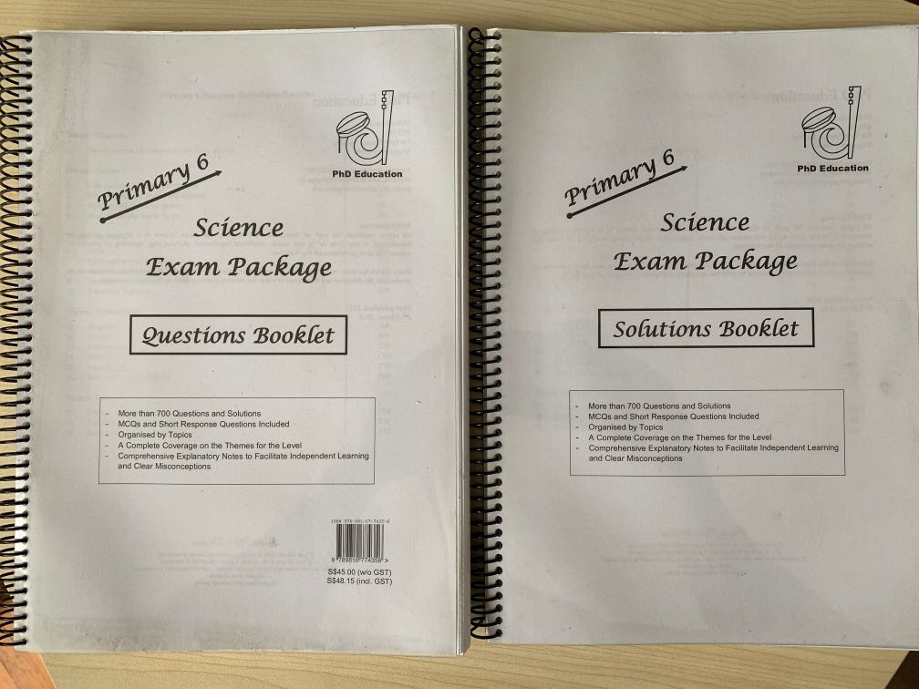 Primary 6 Science Exam Package by PhD Education, Hobbies & Toys, Books ...