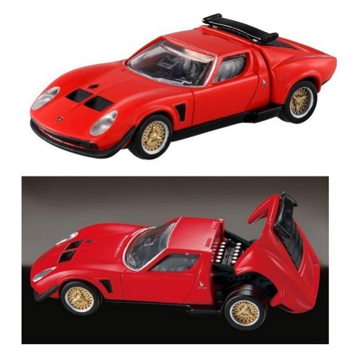 Tomica Premium - Lamborghini : Miura Jota SVR / Countach LP500 / Diablo ...