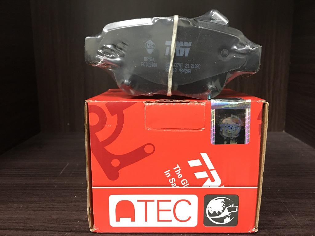 TOYOTA ESTIMA ACR50 / VELLFIRE / ALPHARD ANH20 & GGH20 REAR BRAKE PAD ...