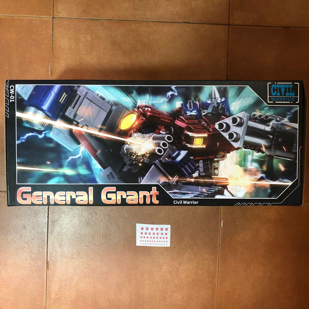 Transformers Civil Warrior - CW-01 CW01 General Grant , The War Within Optimus Prime plus One ...