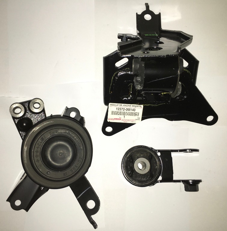 VIOS 2014+ NCP150 (AUTO) ENGINE MOUNTING SET ORIGINAL TOYOTA BRAND ...