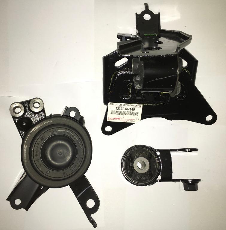 VIOS 2014+ NCP150 (AUTO) ENGINE MOUNTING SET ORIGINAL TOYOTA BRAND ...