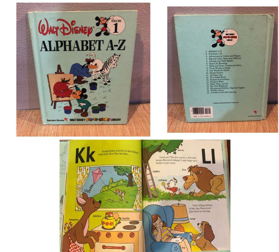 Walt Disney Alphabet A-Z Volume Hardcover Singapore, 41% OFF