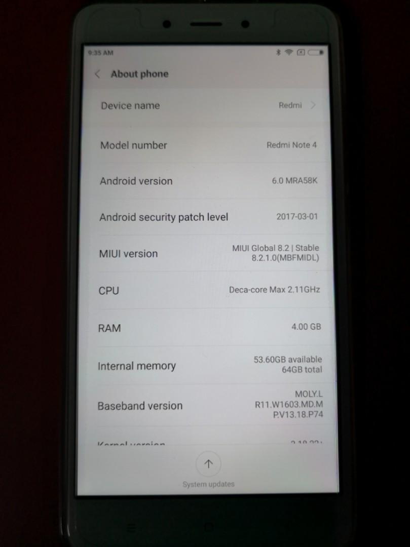 Xiaomi Redmi Note 4 Ram 4GB Memory 64GB, Mobile Phones & Gadgets ...