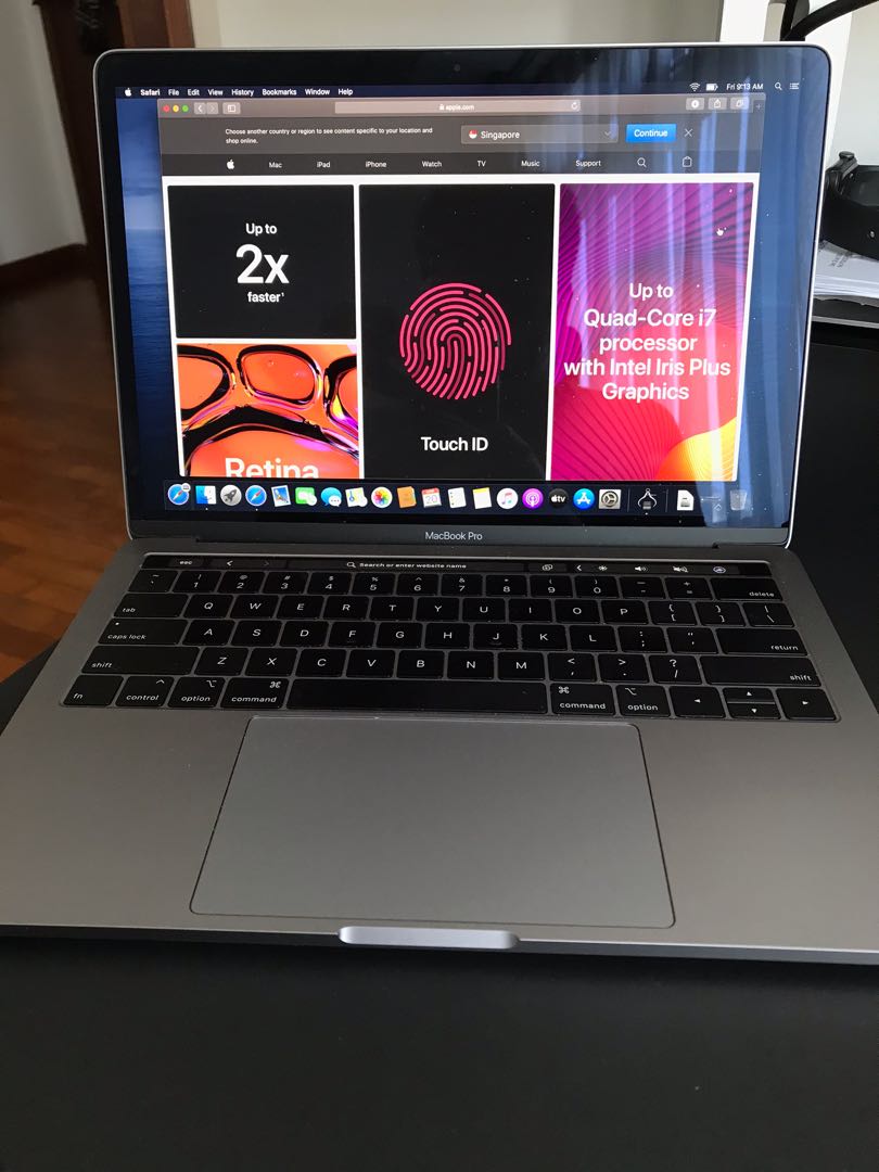 2018 13” Mac Book Pro - Space Gray with upgraded 16GB ram 512GB SSD ...