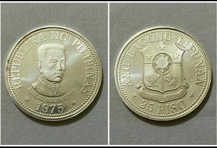 Only 2 left]25piso emilio aguinaldo silver coins, Hobbies & Toys ...