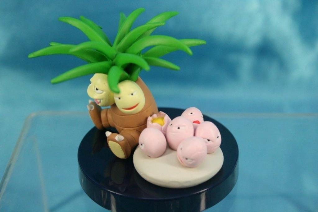 寵物小精靈 扭蛋 立體圖鑑 蛋蛋 椰蛋樹 向日種子 向日花怪 Pokemon Zukan DP6 1/40 Scale Real Figure ...