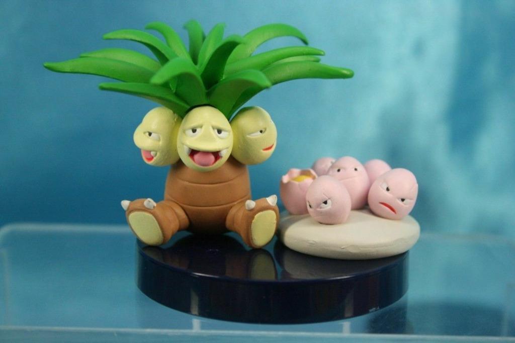 寵物小精靈 扭蛋 立體圖鑑 蛋蛋 椰蛋樹 向日種子 向日花怪 Pokemon Zukan DP6 1/40 Scale Real Figure ...