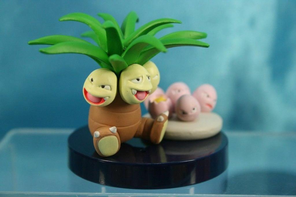 寵物小精靈 扭蛋 立體圖鑑 蛋蛋 椰蛋樹 向日種子 向日花怪 Pokemon Zukan DP6 1/40 Scale Real Figure ...