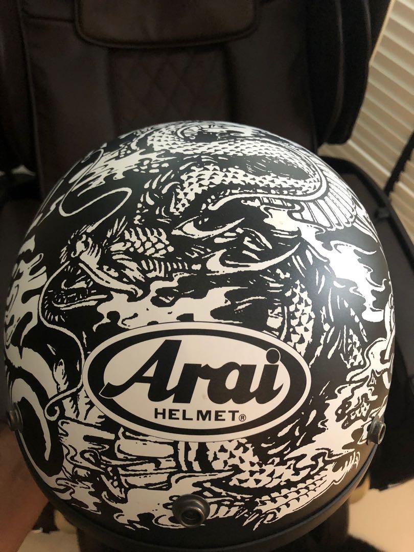 Arai Classic Mod Helmet Dragon, Motorcycles, Motorcycle Apparel on ...