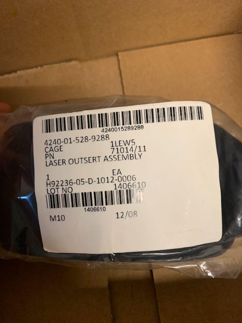 全新 Avon M50 C50 FM53 FM54防毒面具用 雷射鏡片 Laser Outsert for 50 Series ...