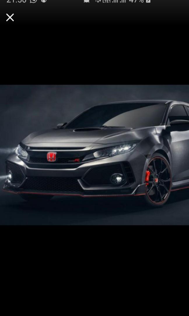 Civic Type-R Fk8 front grille (authentic), Car Accessories, Accessories ...