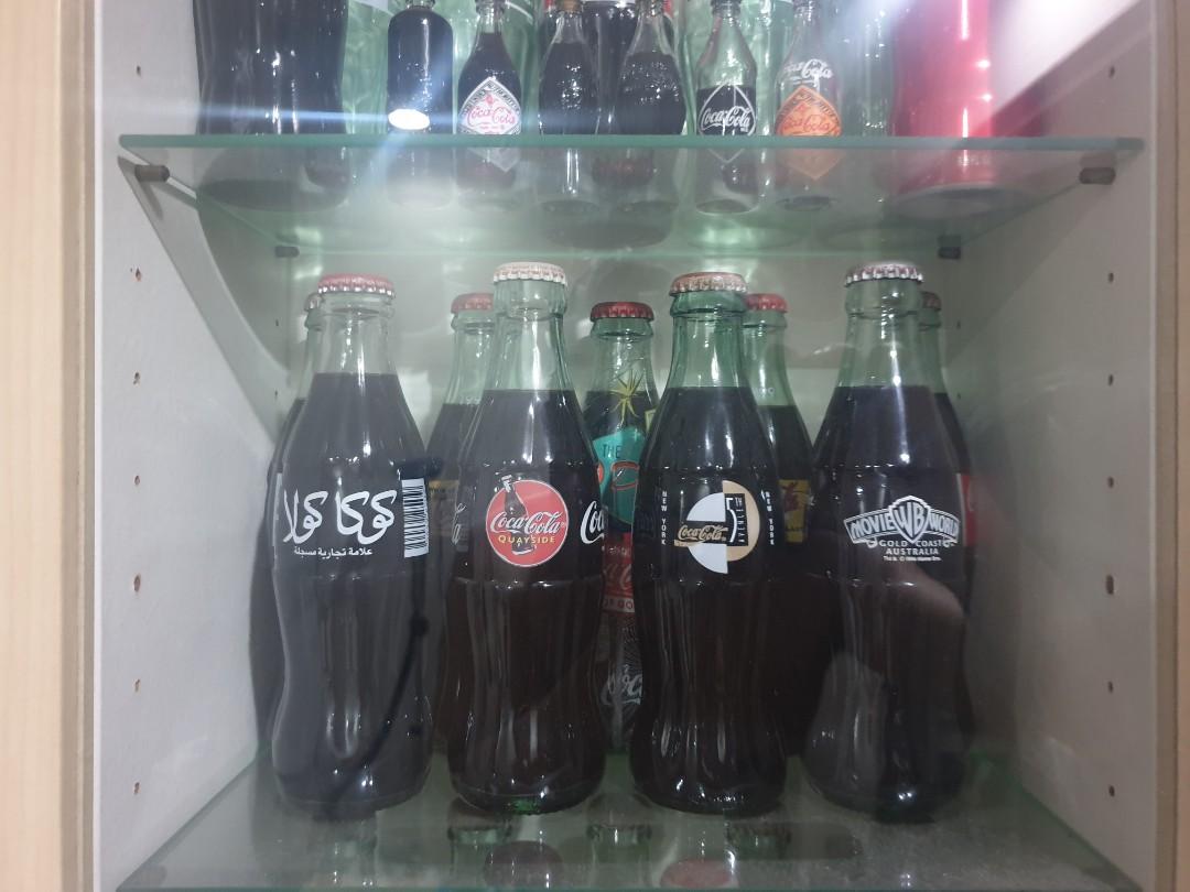 Coca Cola Coke Bottles Collection IKEA Display Cabinet, Hobbies & Toys ...