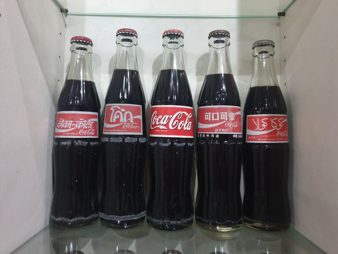 Coca Cola Coke Bottles Collection IKEA Display Cabinet, Hobbies & Toys ...