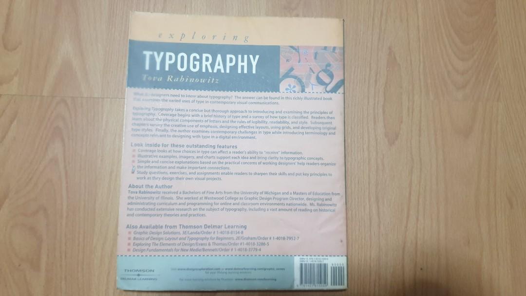 Exploring Typography, Hobbies & Toys, Books & Magazines, Assessment ...