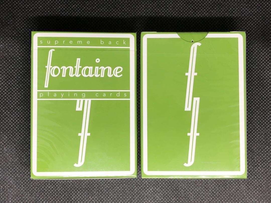 Green fontaine playing cards 已絕版, 興趣及遊戲, 收藏品及紀念品, 明星周邊 - Carousell